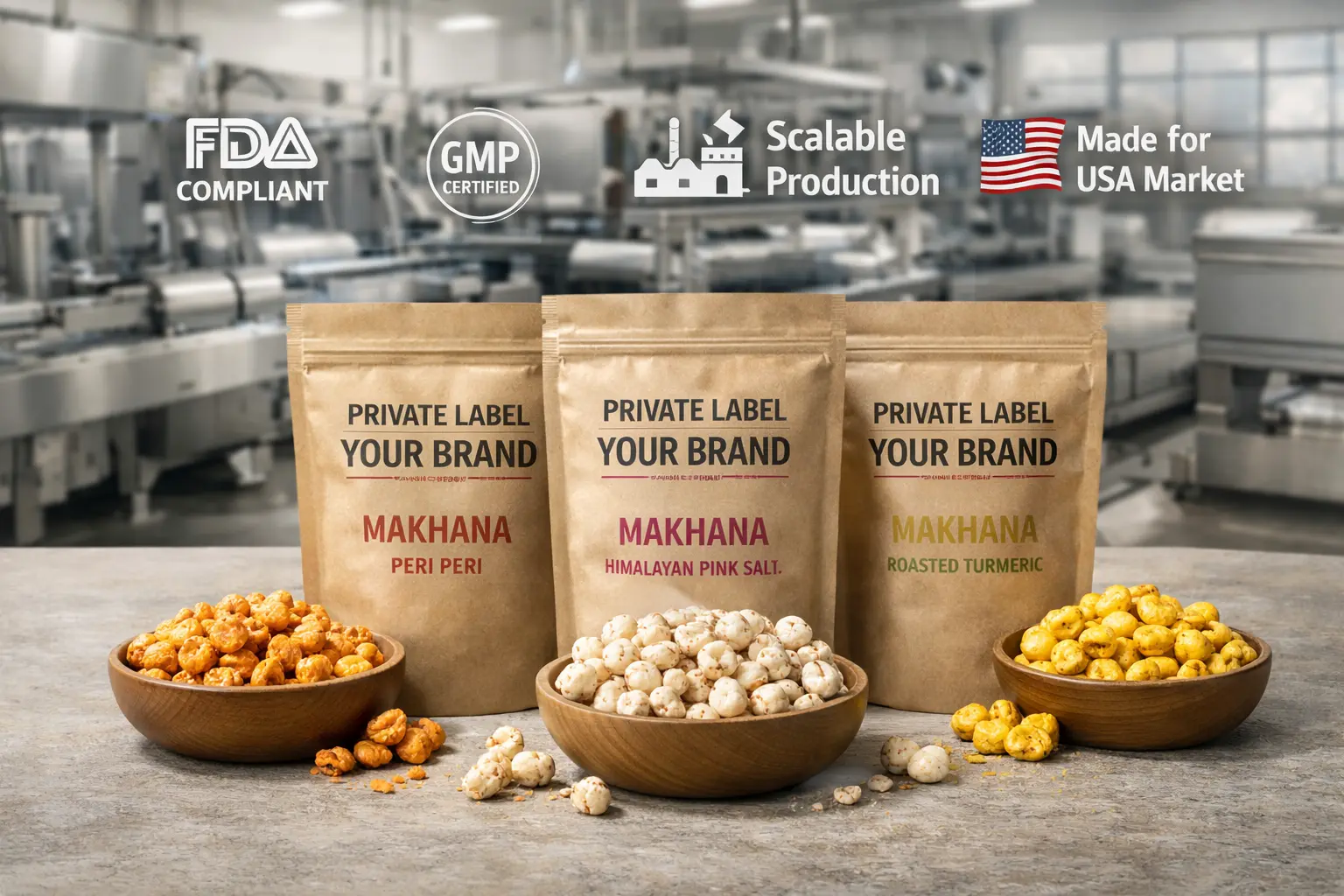 FDA Compliant Snacks Manufacturer for Healthy Snacks Private Label Brands